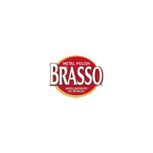 Brasso Metal Polish 8 fl oz (0.3 quart) - Tan Bottle - 1 Each (89334)