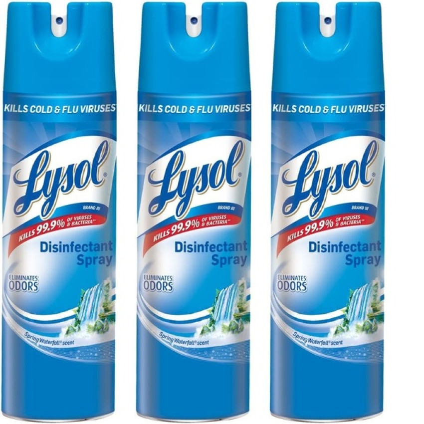 LYSOL Brand Disinfectant Spray, Spring Waterfall Scent, 19 oz Aerosol ...