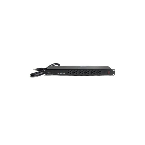 StarTech Rackmount PDU with 16 Outlets and Surge Protection - 19in Power Distribution Unit - 1U ...
