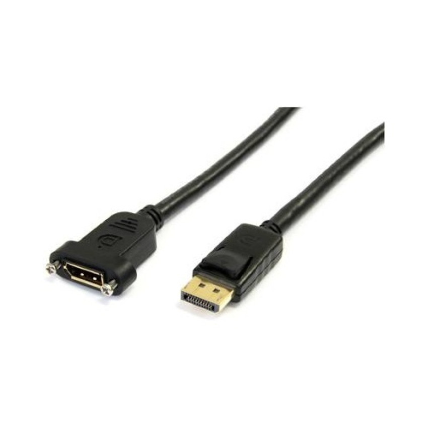 StarTech 3ft Panel Mount Displayport Cable M/f (DPPNLFM3PW)