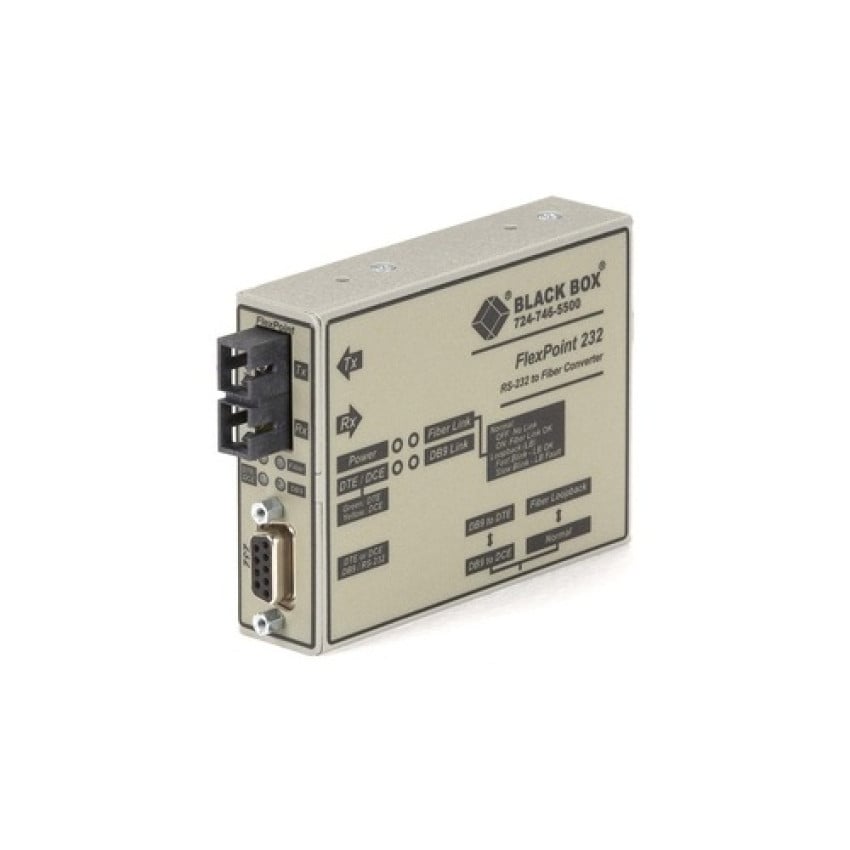 Black Box Async Rs232 Extender - Fiber Db9 Female St Sm 30-km, Gsa, Taa (ME662ASST)