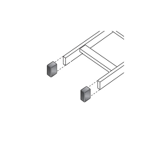 Black Box Ladder Rack End Cap Kit - (2) Caps, Gsa, Taa (RM661 ...