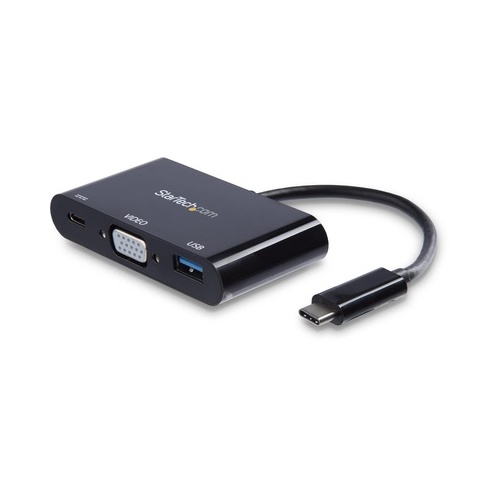 StarTech Multiport Adapter, Usb C Vga Pd 1x Usb A (CDP2VGAUACP)