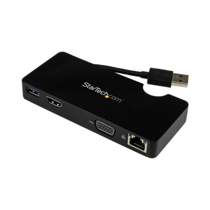 StarTech Dock, Travel - Usb 3.0, Hdmi Or Vga (USB3SMDOCKHV)