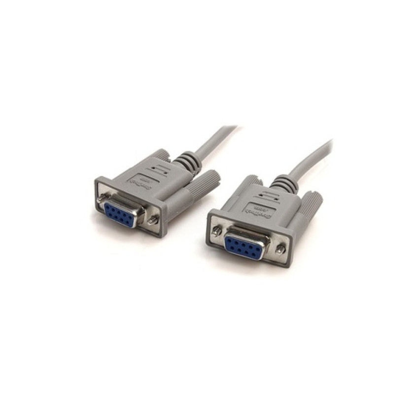 StarTech 10 Ft Db9 Rs232 Serial Null Modem Cable (SCNM9FF)