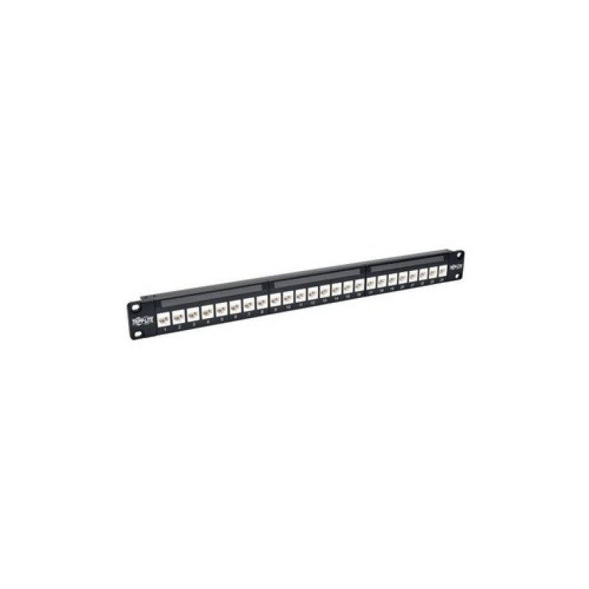Tripp Lite 24-port 1u Cat6a Feed-thru Patch Panel (N2540246A)