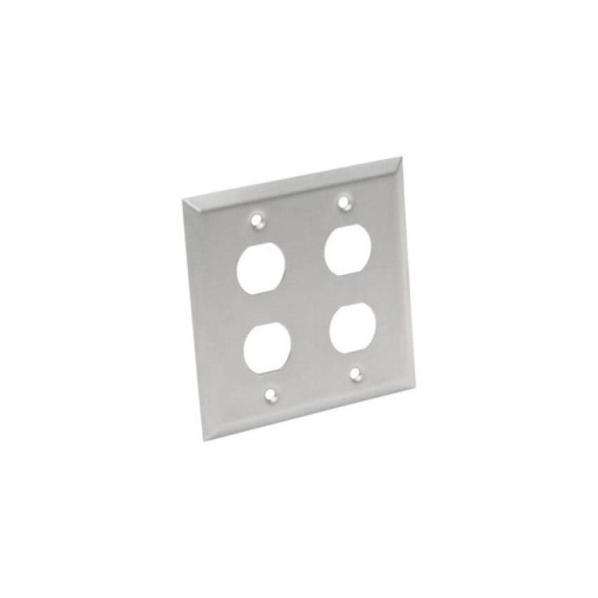 Tripp Lite Rj45 Bulkhead Wall Plate 4 Cutout Metal (N206FP04IND)