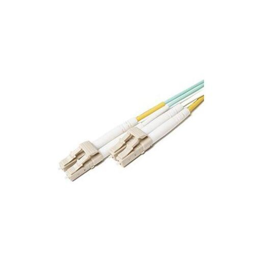 Fiber Cables Direct 3 Mtr Lc/lc Om4 Multimode Duplex 50/125 Fiber Optic ...
