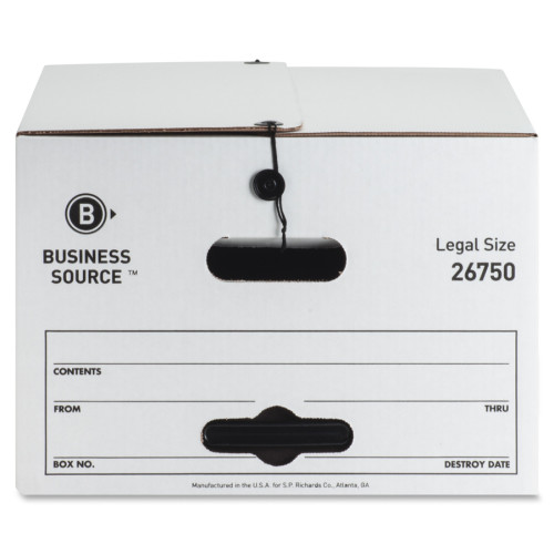 Business Source Light Duty Legal Size Storage Box (26750) | OfficeCrave.com