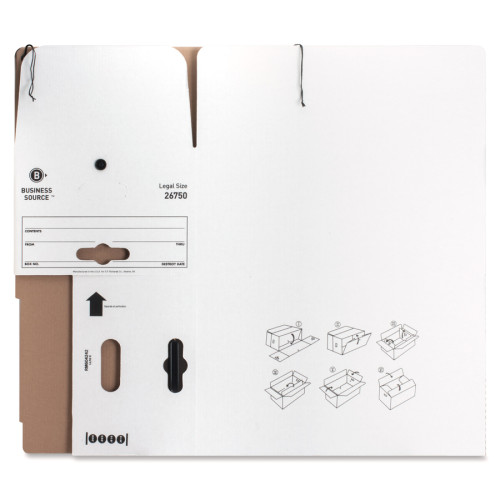 Business Source Light Duty Legal Size Storage Box (26750) | OfficeCrave.com