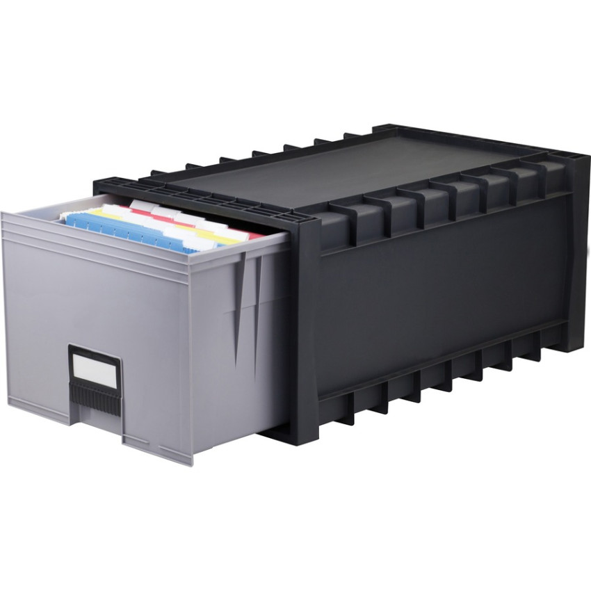 Storex Archive Files Storage Box External Dimensions: 15.1" Width x 24. ...