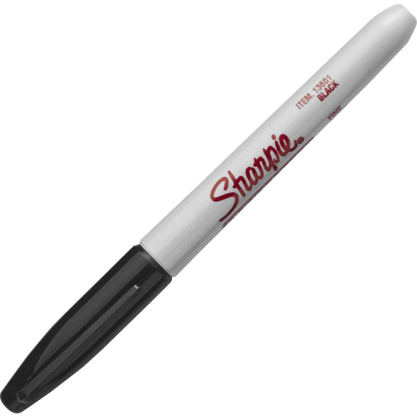 Sharpie Fine Point Industrial Marker Fine Marker Point - Black Ink - 1 ...