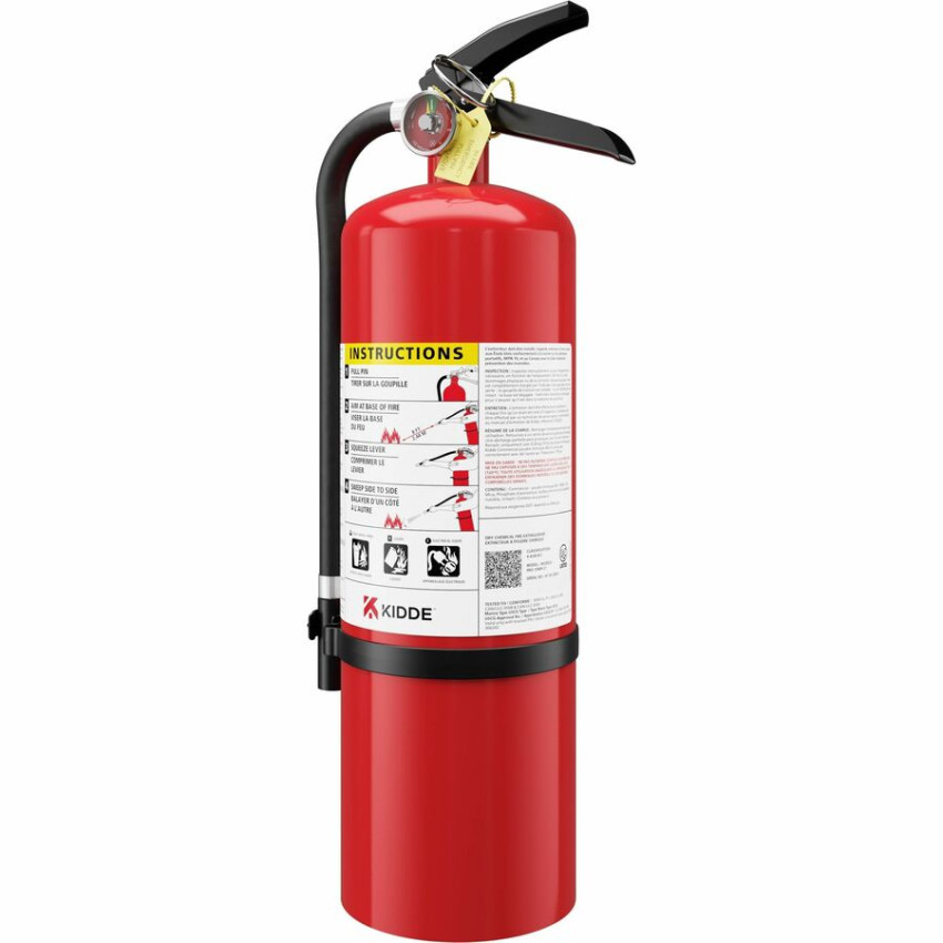 Kidde Pro 10 MP-1 Fire Extinguisher 10 lb Capacity - A: Common ...
