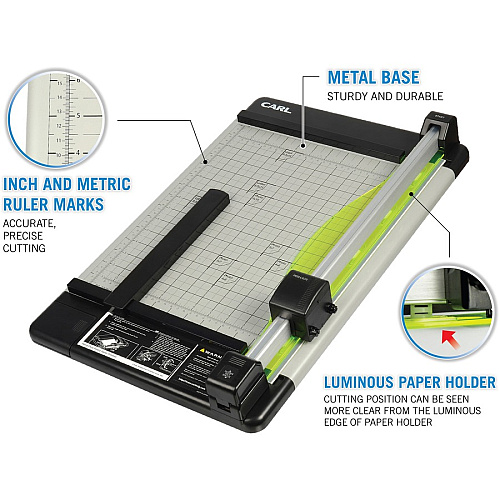 CARL Heavy-Duty 15" Paper Trimmer (12220) | OfficeCrave.com