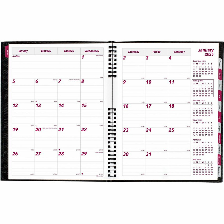 Brownline CoilPro 14-Month Monthly Planner, 11" x 8-1/2" , English ...
