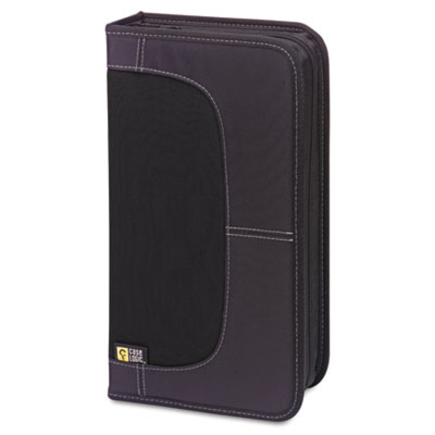 Case Logic CD/DVD Wallet, Holds 72 Discs, Black (3200042)