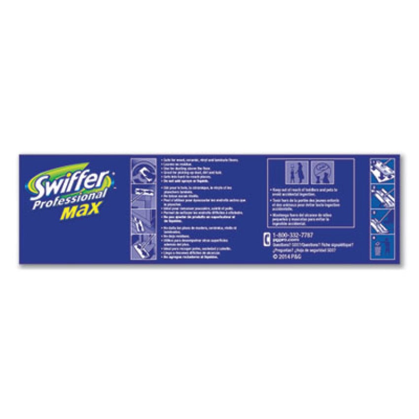 Swiffer Max/XL Dry Refill Cloths, 17.88 x 10, White, 16/Box, 6 Boxes ...
