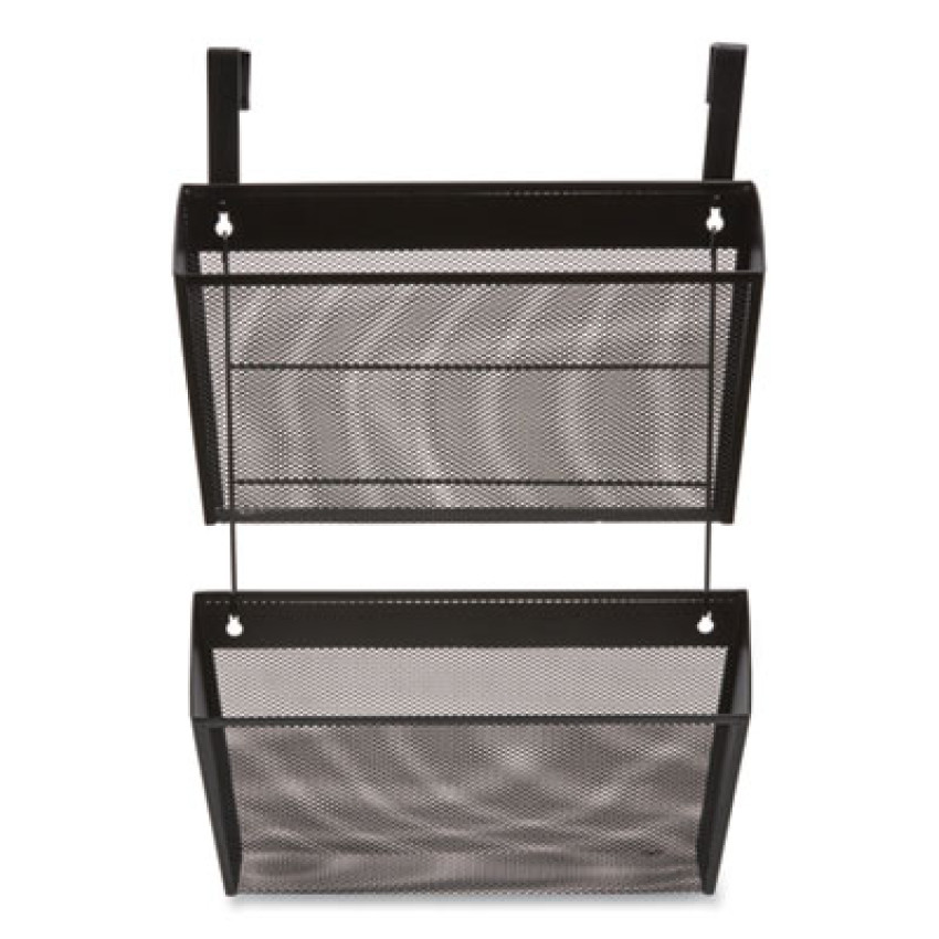 TRU RED Wire Mesh Wall File, 2 Sections, Letter Size, 14.37" x 3.34 ...