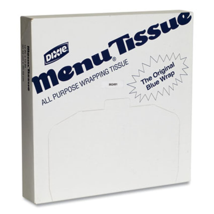 Dixie Menu Tissue Untreated Paper Sheets, 12 x 12, White, 1,000/Pack ...