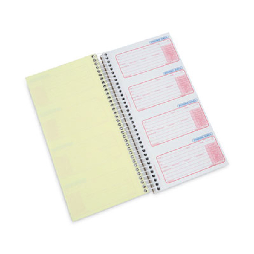 Universal Wirebound Message Books, Two-Part Carbonless, 5 x 2.75, 4 ...