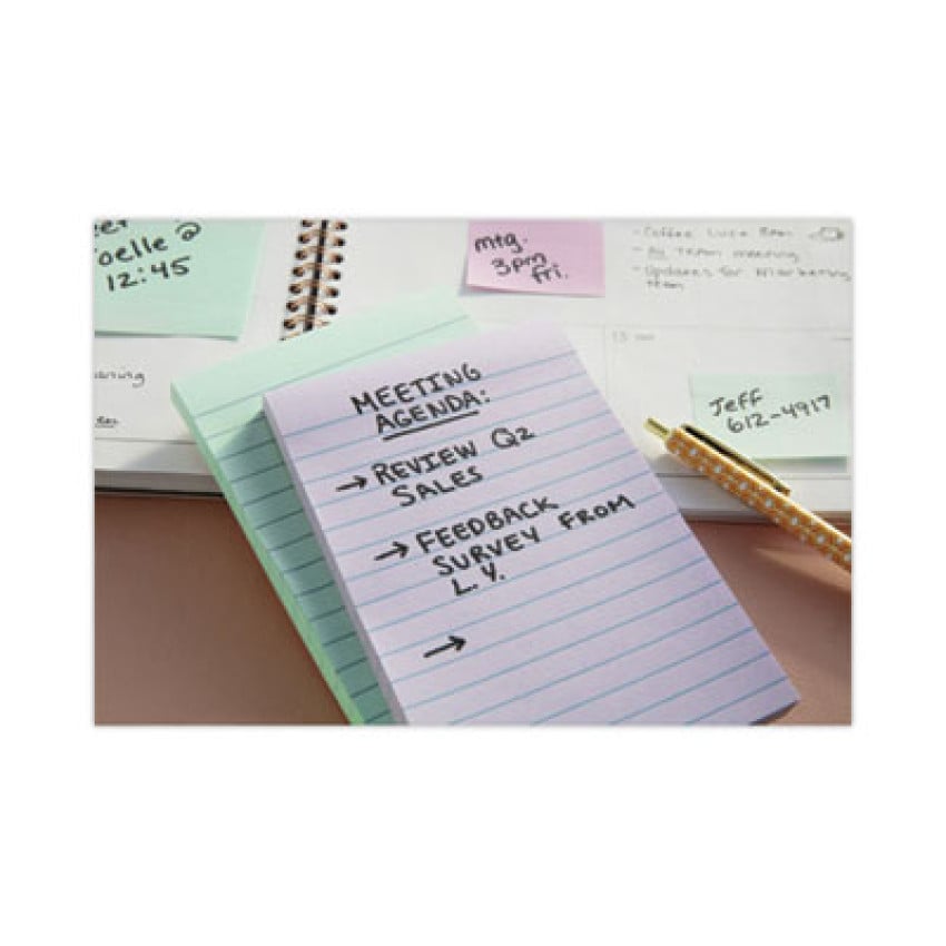 Original Recycled Note Pads, Note Ruled, 4" x 6", Sweet Sprinkles ...