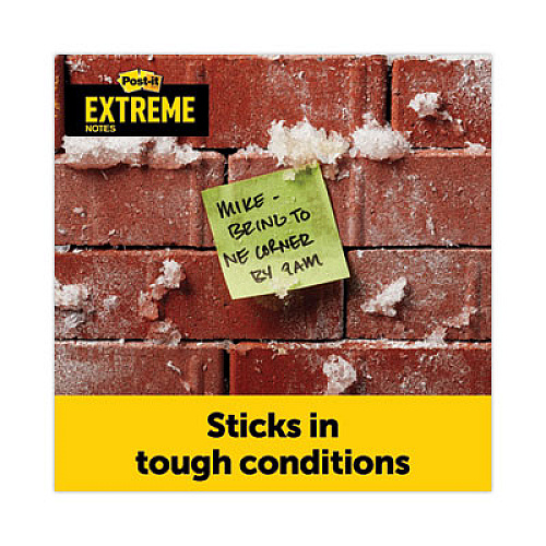 Post-it Extreme Notes Water-Resistant Self-Stick Notes, Multi-Colored ...