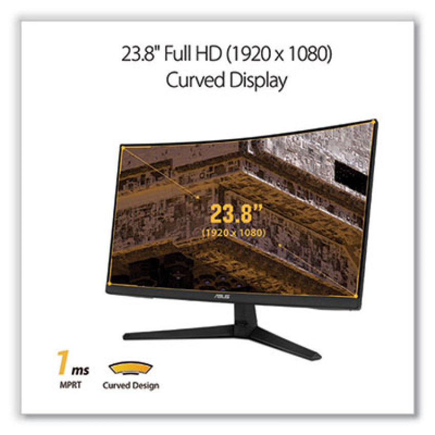 ASUS VG24VQ1BY TUF Gaming LED Monitor, 23.8" Widescreen, VA Panel, 1920 ...