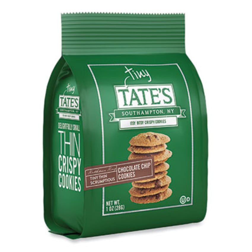 TATES BAKE SHOP Tiny Tate's Chocolate Chip Cookies, 1 oz Pack, 24 ...