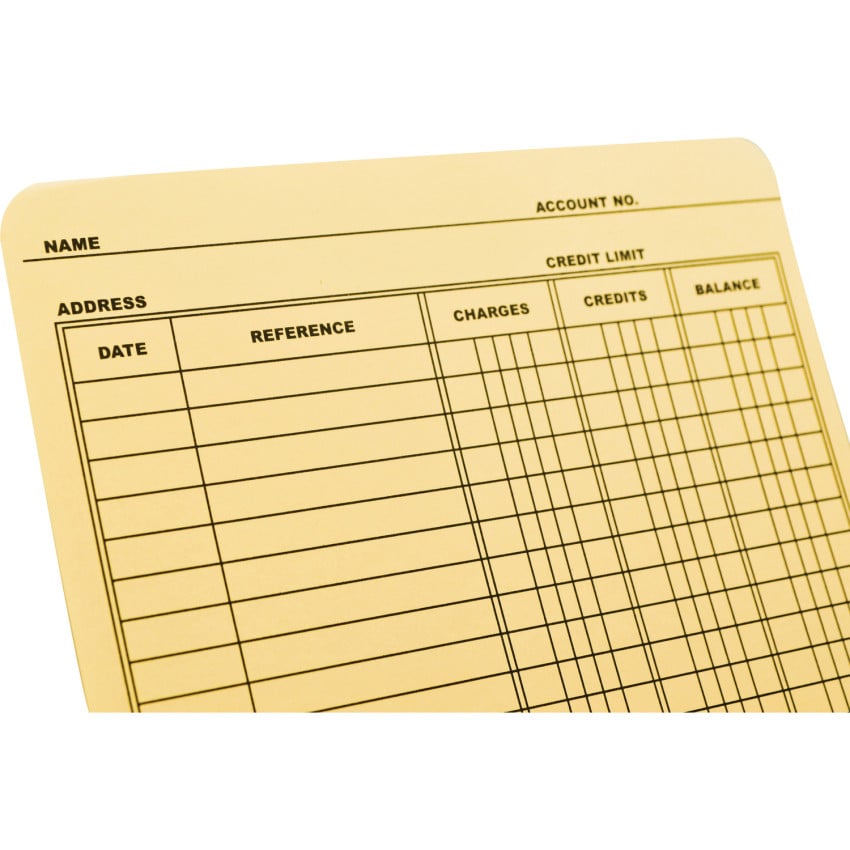 Wilson Jones Ledger Folder 6" x 9 1/2" - Stock - Manila - 100 / Box (70004)