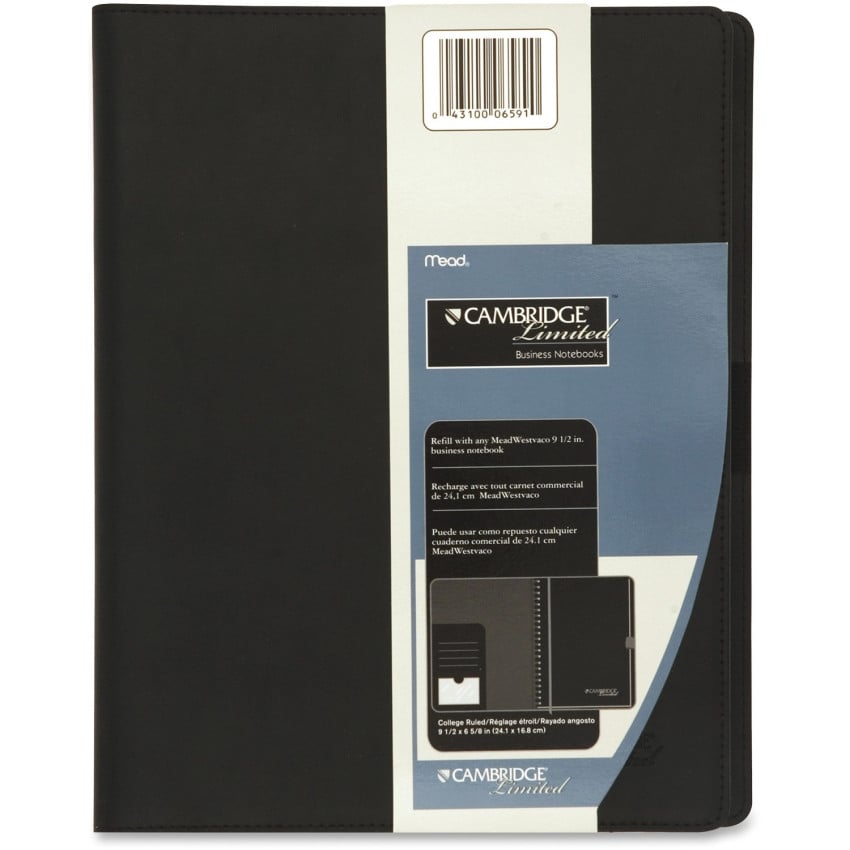 Cambridge Limited Mead Refillable Notebook Cover 8 1/2" x 11" - Front ...