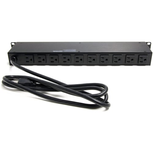 StarTech Rackmount PDU with 16 Outlets and Surge Protection - 19in Power Distribution Unit - 1U ...