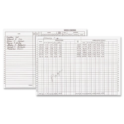 Dome Wirebound Payroll Book (625) | OfficeCrave.com
