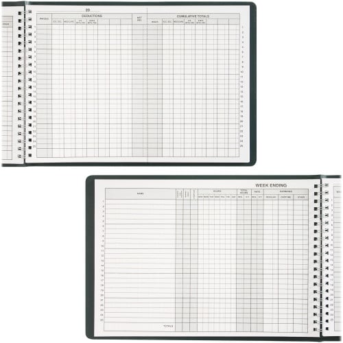 Dome Wirebound Payroll Book (625) | OfficeCrave.com
