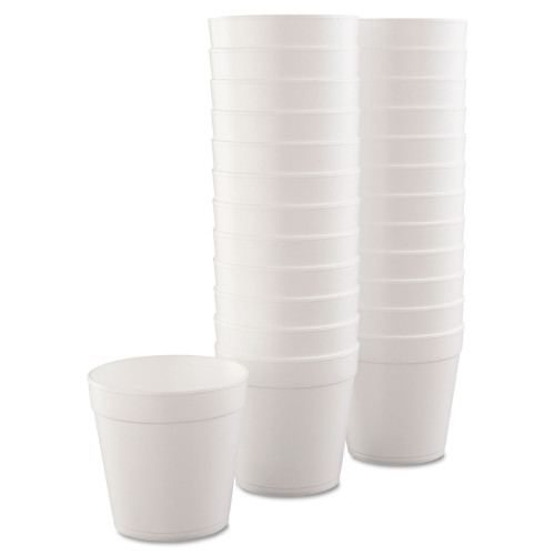 Dart Foam Containers, 32 oz, White, 25/Bag, 20 Bags/Carton (32MJ48 ...