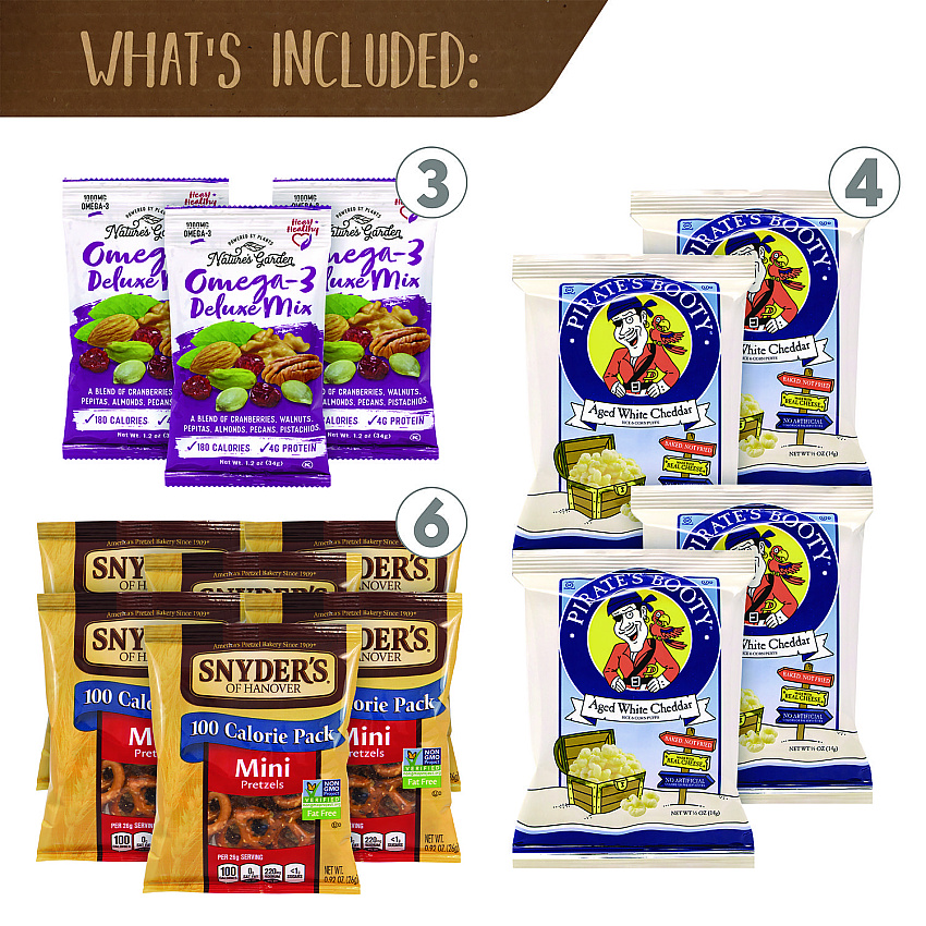 Snack Box Pros Better For You Snack Box, 37 Assorted Snacks/Box (70000154)