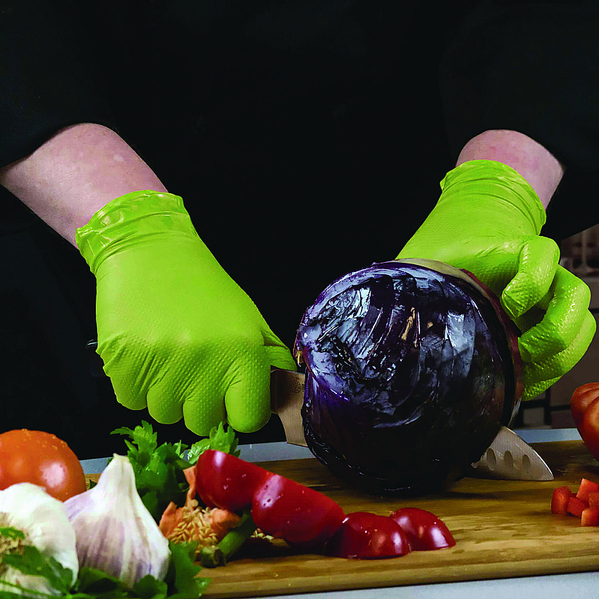 GloveWorks by AMMEX Heavy-Duty Industrial Nitrile Gloves, Powder-Free ...