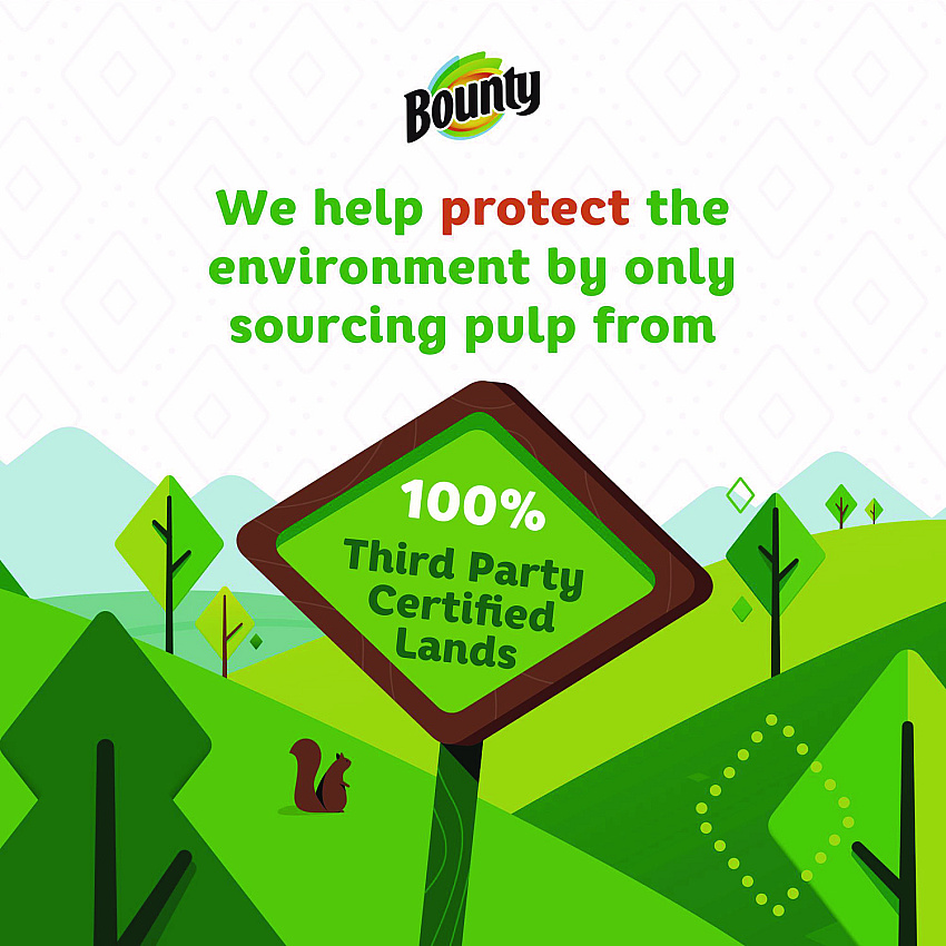 Bounty® Essentials Kitchen Paper Towels, 2-Ply, 108 Sheets, 12 Rolls ...