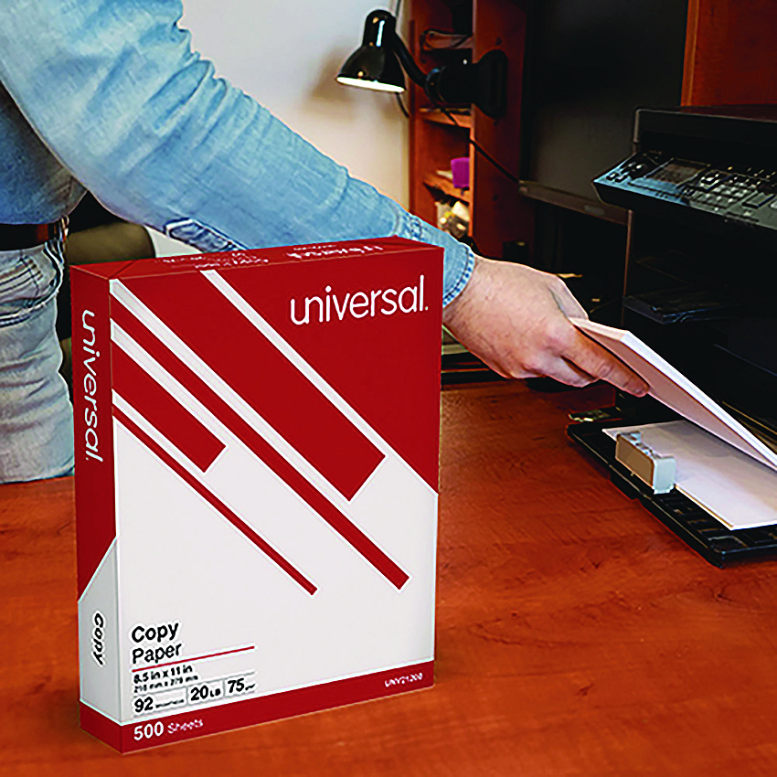 Universal Copy Paper Convenience Carton, 92 Bright, 20 lb Bond Weight ...