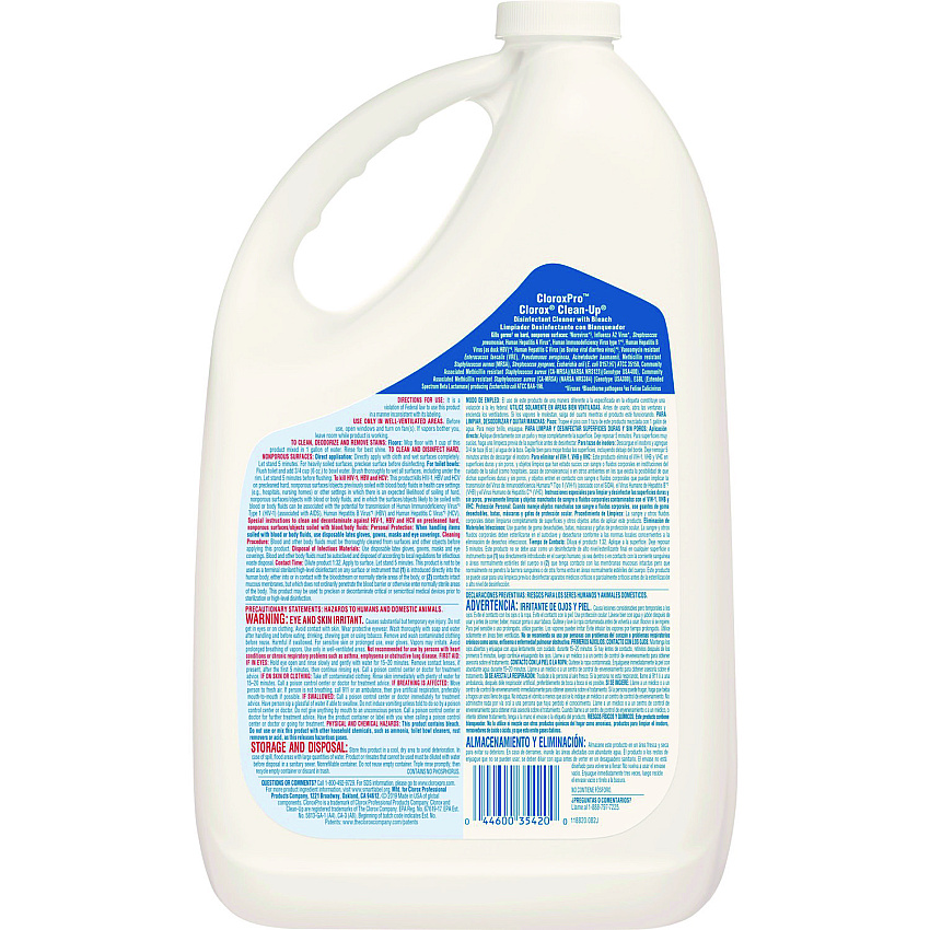 CloroxPro Clean-Up Disinfectant Cleaner with Bleach, Fresh Scent, 128 ...
