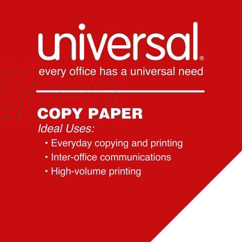 Universal Copy Paper Convenience Carton, 92 Bright, 20 lb Bond Weight ...