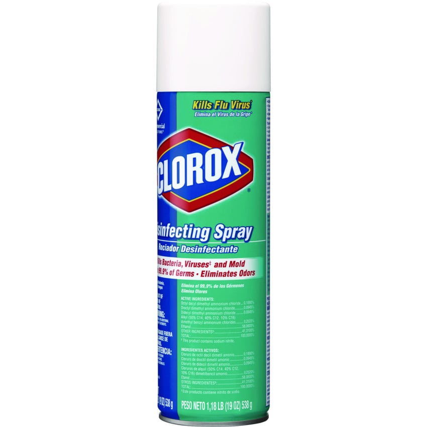 Clorox Disinfecting Spray, Fresh, 19 oz Aerosol Spray (38504)