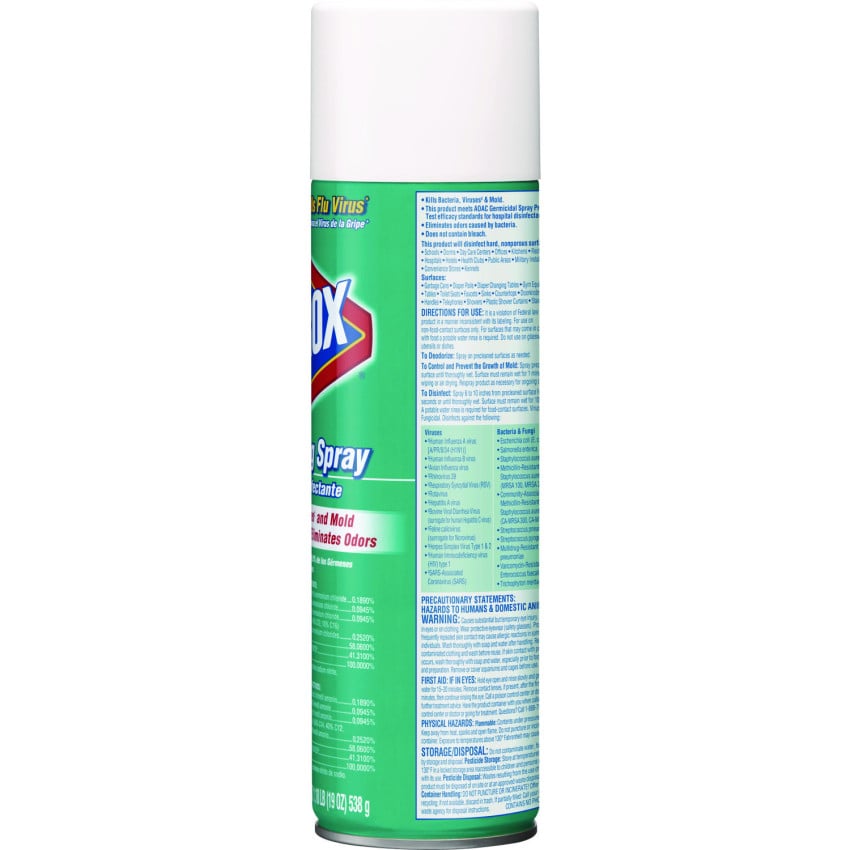 Clorox Disinfecting Spray, Fresh, 19 oz Aerosol Spray (38504)