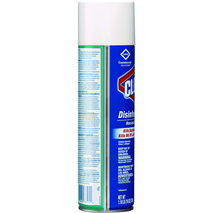 Clorox Disinfecting Spray, Fresh, 19 oz Aerosol Spray, 12/Carton (38504CT)