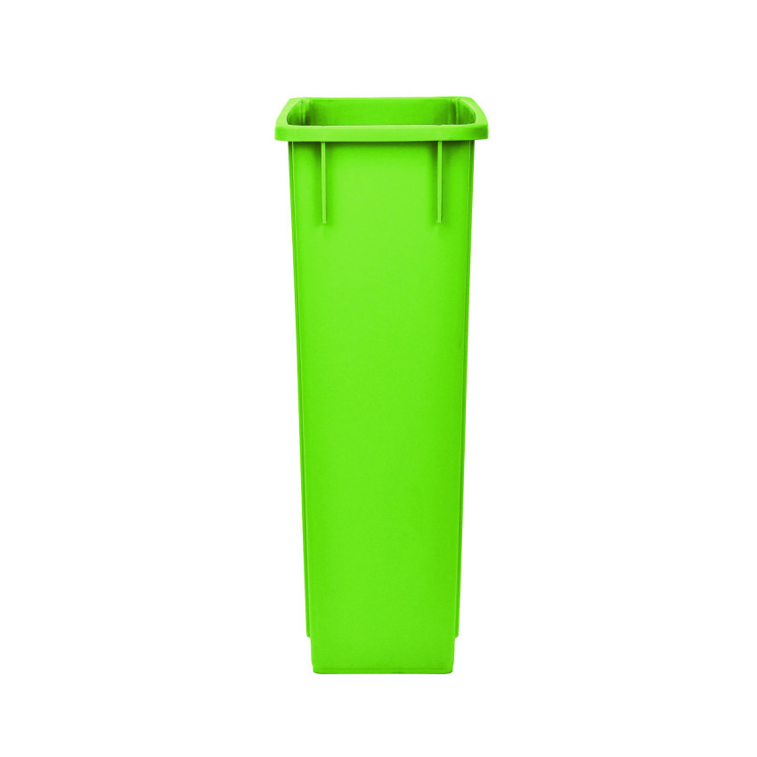 Alpine Slim 23 Gallon Recycling Bin, Plastic, Lime Green (ALP477LGRN)