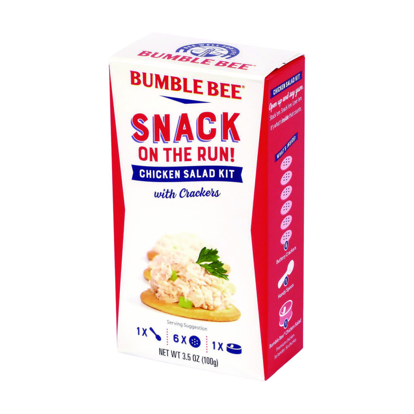 Bumble Bee Snack on the Run Chicken Salad Kit with Crackers, 3.5 oz Box, 6/Carton (22002355)