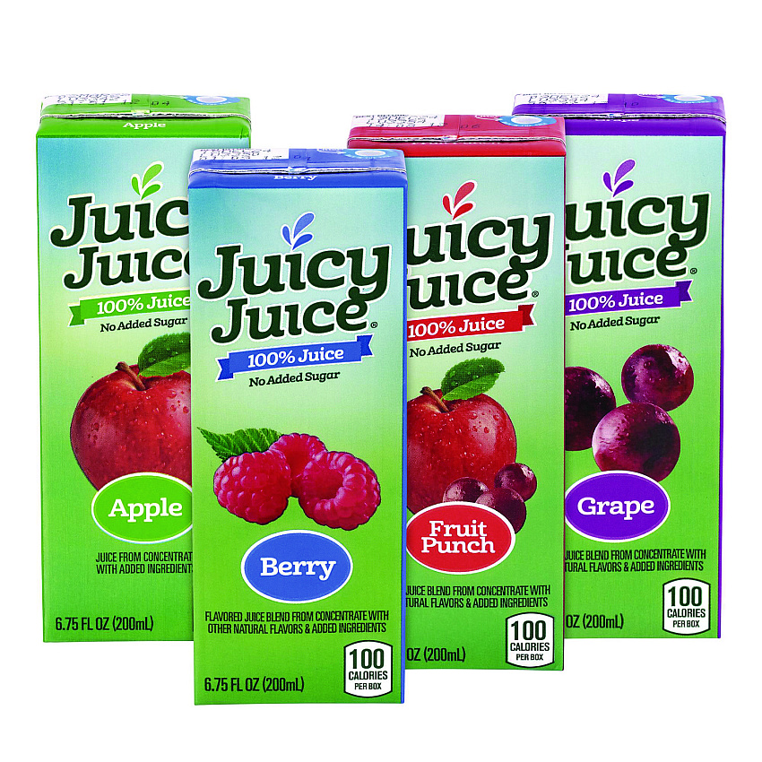 Juicy Juice Juice Box Variety Pack, Assorted Flavors, 6.75 oz Box, 32 ...