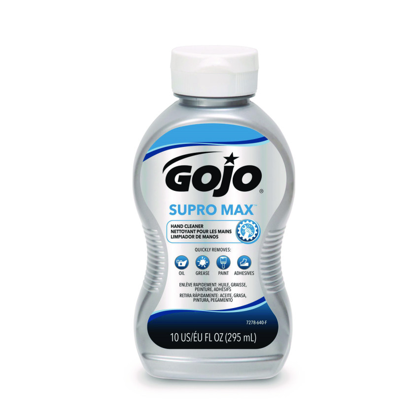 GOJO SUPRO MAX Hand Cleaner Bottle, Floral Scent, 8/Carton (727808CT)