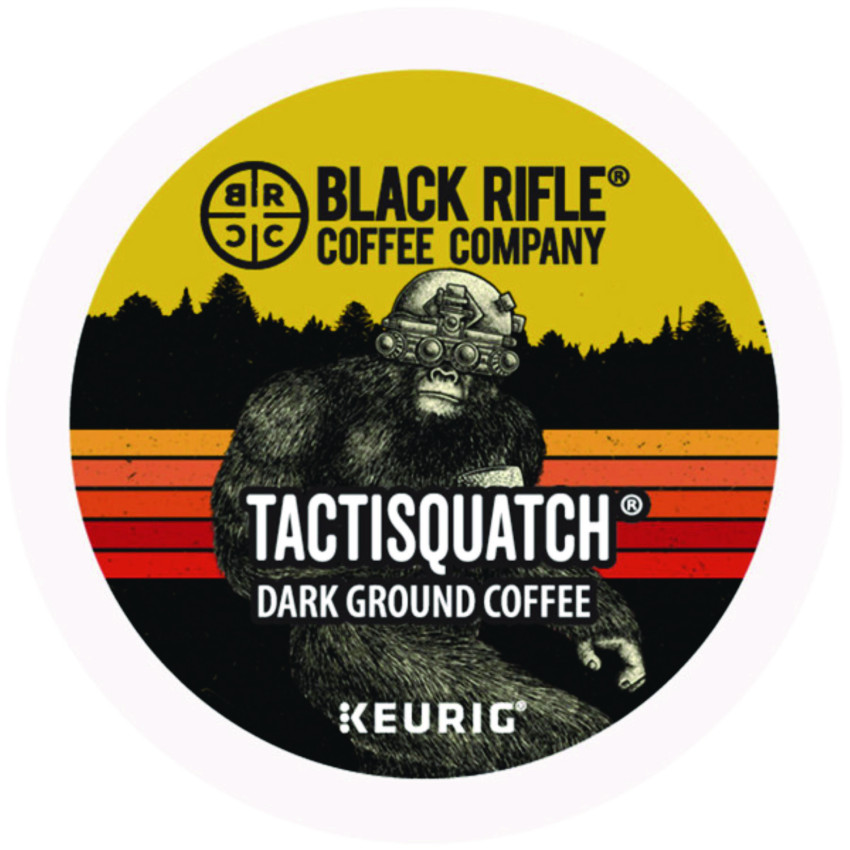 Black Rifle Coffee Company Tactisquatch Coffee K-Cups, 88/Carton (0490CT)