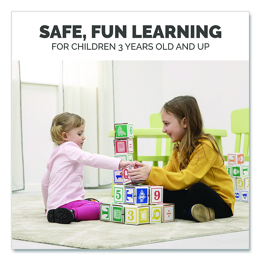 Bankers Box At Play 123 ABC Learning Blocks, Corrugated Board, Assorted ...