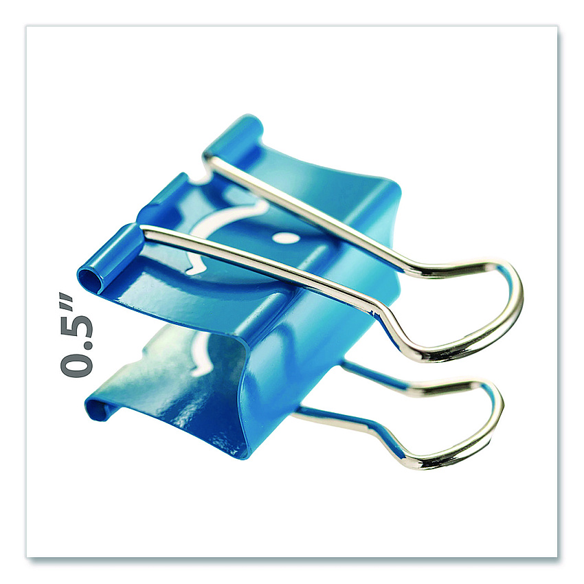 Officemate Smiling Face Binder Clips, Medium, Assorted Colors, 36/Pack ...